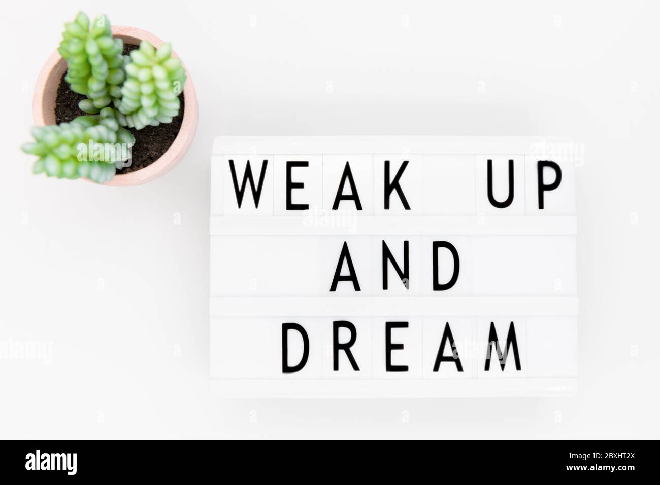 Wake up and dream hi-res stock photography and images - Alamy