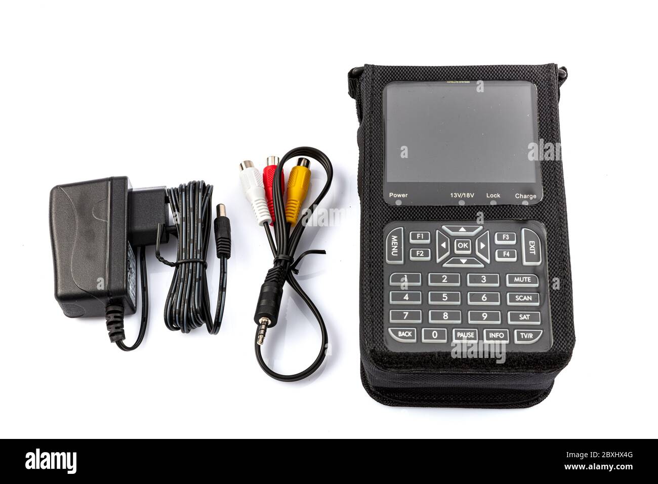 Satellite Systems, Satellite Finder. Checking the signal strength ...