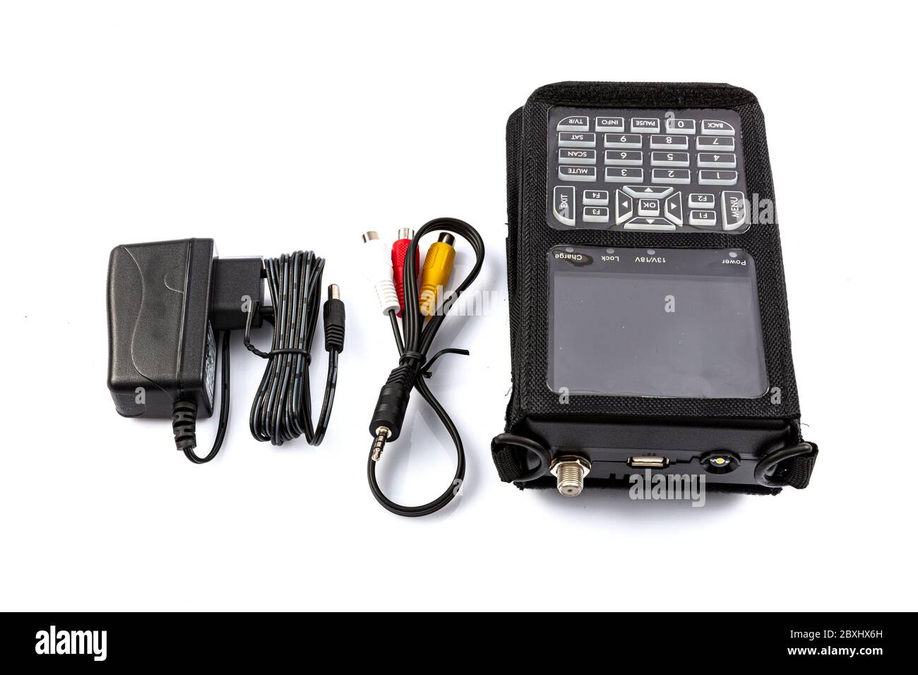 Satellite Systems, Satellite Finder. Checking the signal strength ...