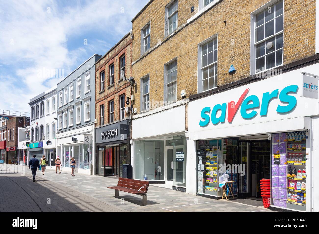 High Street, Maidenhead, Berkshire, England, United Kingdom Stock Photo ...