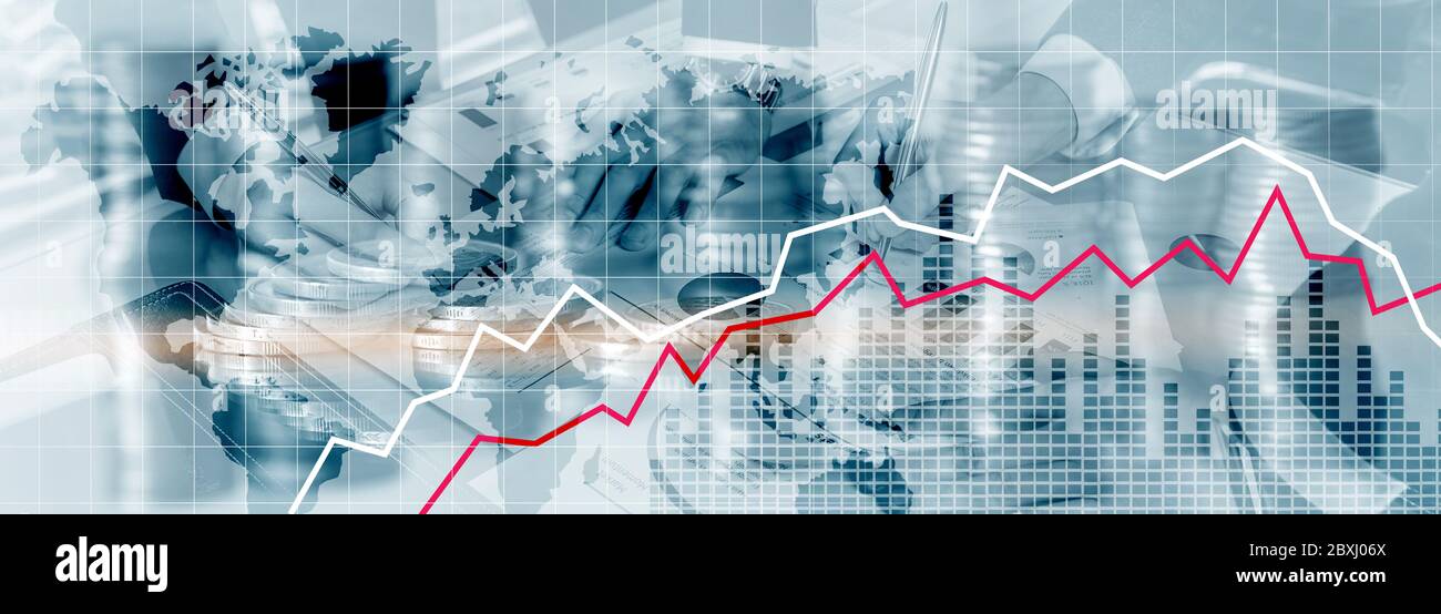 Financial Crysis Recession Economic concept Stock Photo - Alamy