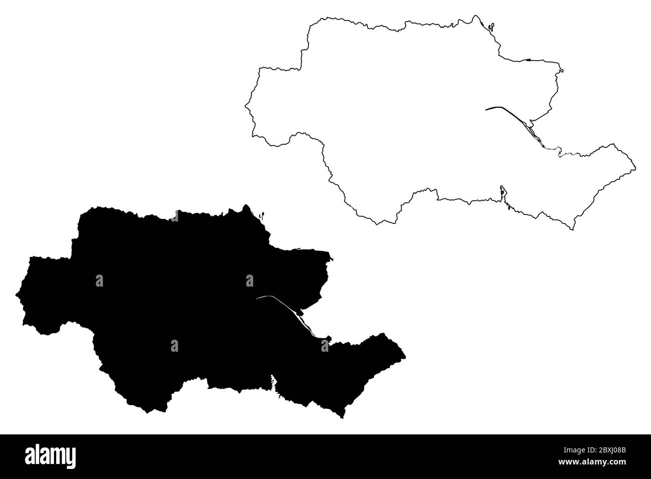 Hachioji City (State of Japan, island country, Tokyo Prefecture) map ...