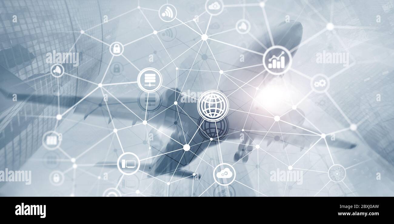 Wireless communication network. Diagrams with icons on abstract ... Wireless communication network. Diagrams with icons on abstract ...