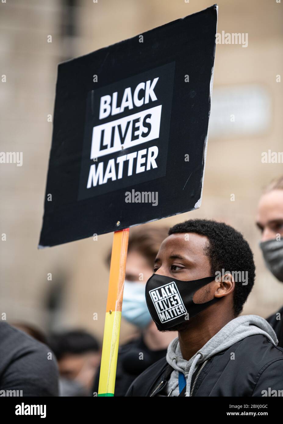 Blm support placard hi-res stock photography and images - Alamy