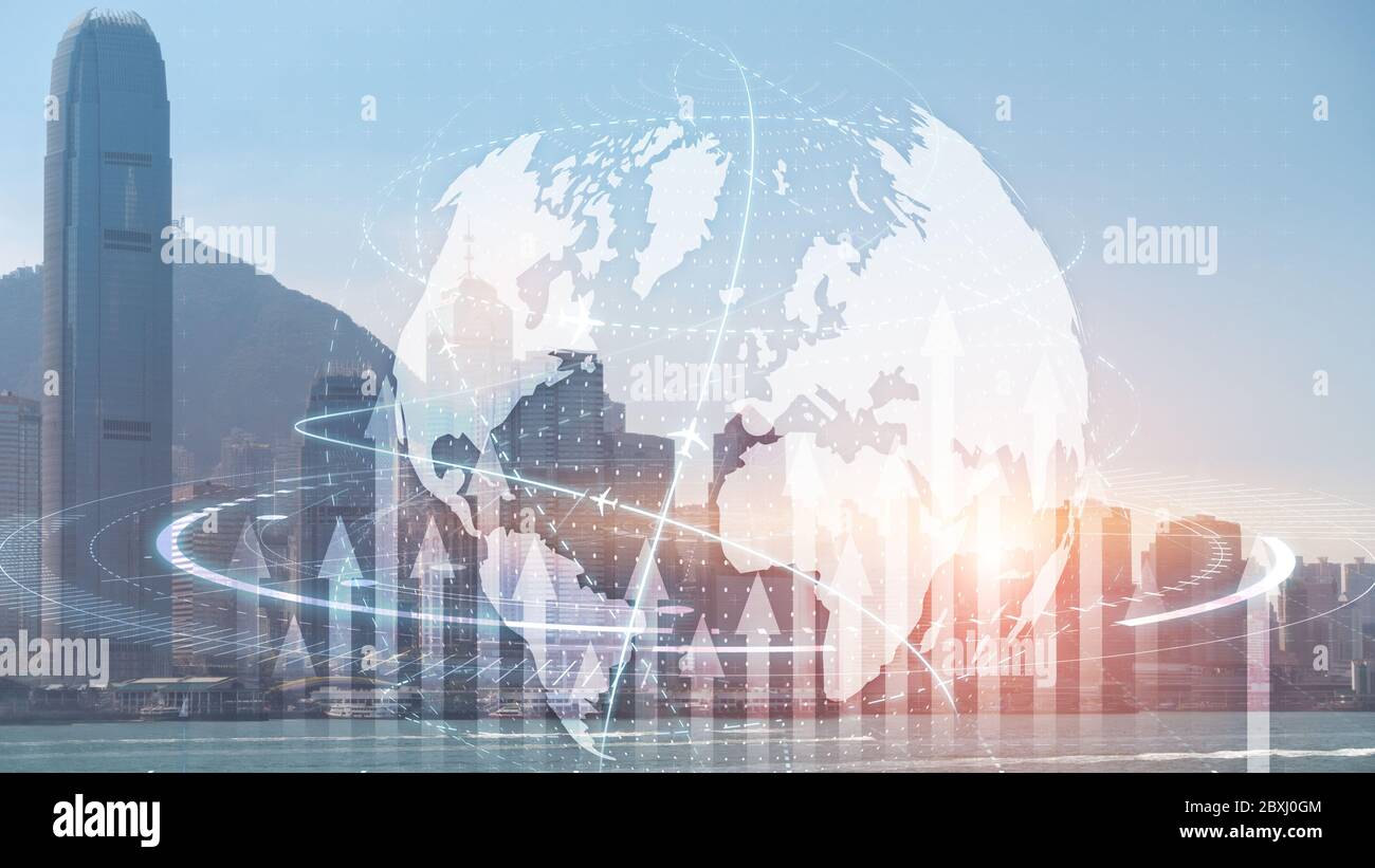 3d Airplane Routes World Map High Resolution Stock Photography and ...