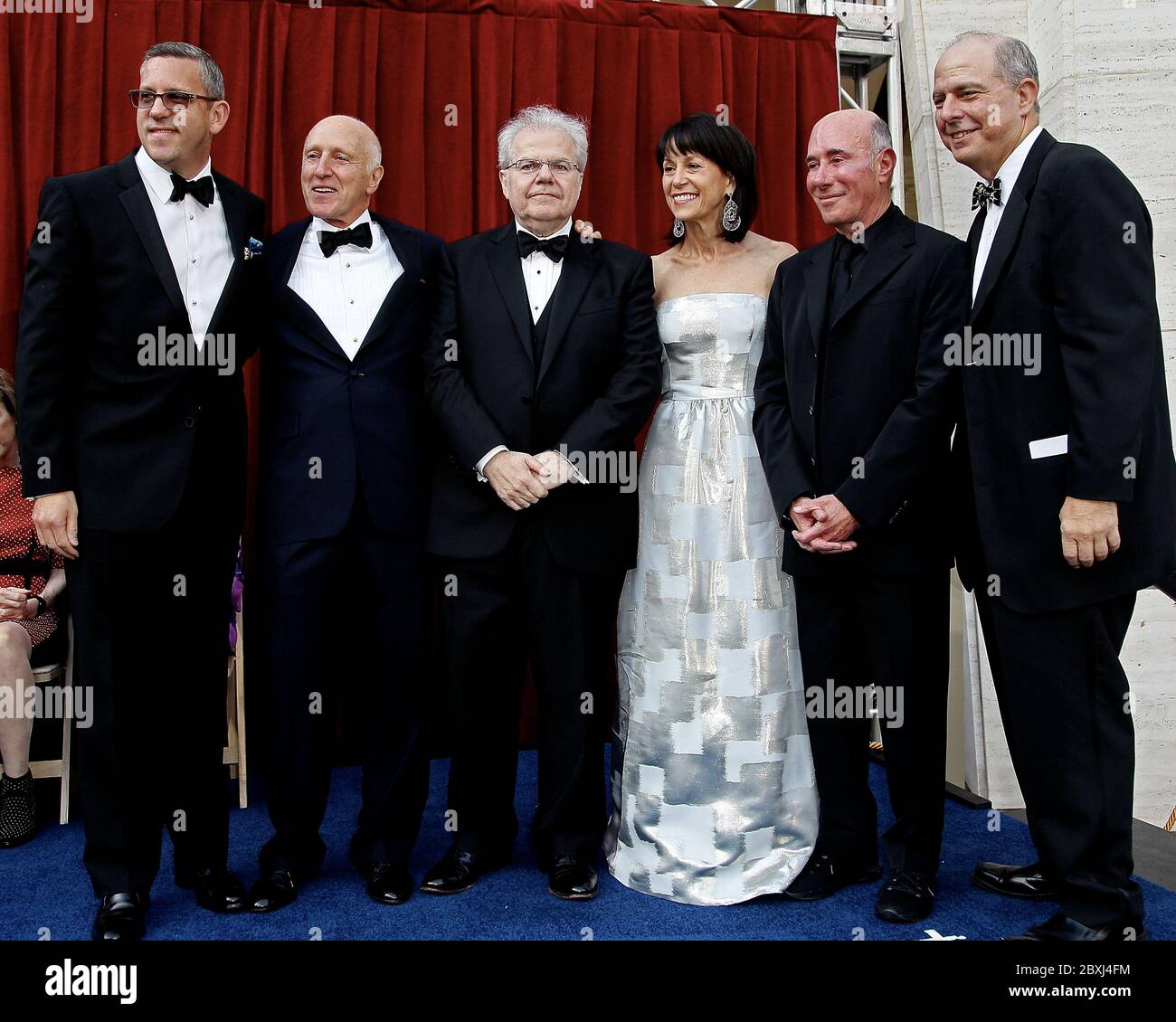 New York, NY, USA. 24 September, 2015. David Geffen, (2nd-R) at the ...