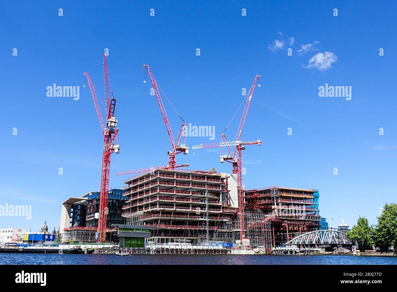 Construction of Booking.com's new headquarters in Amsterdam. The Travel ...