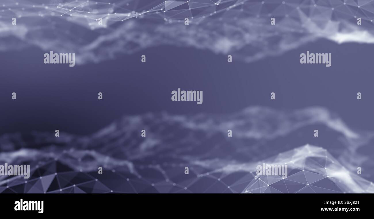 Big data network landscape background Stock Photo - Alamy