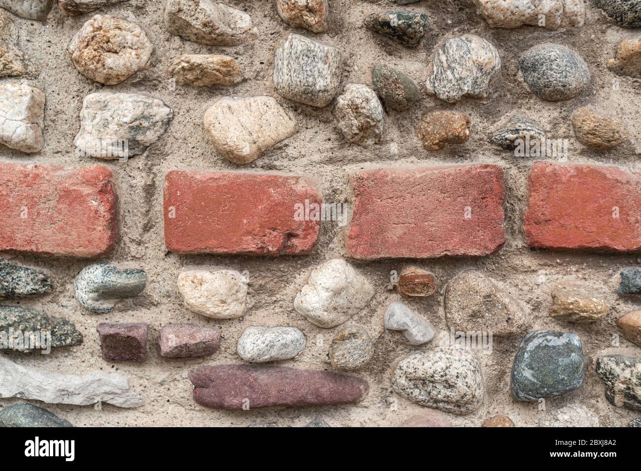 Old Brick and stone Wall Pattern aged copyspace for text Stock Photo ...