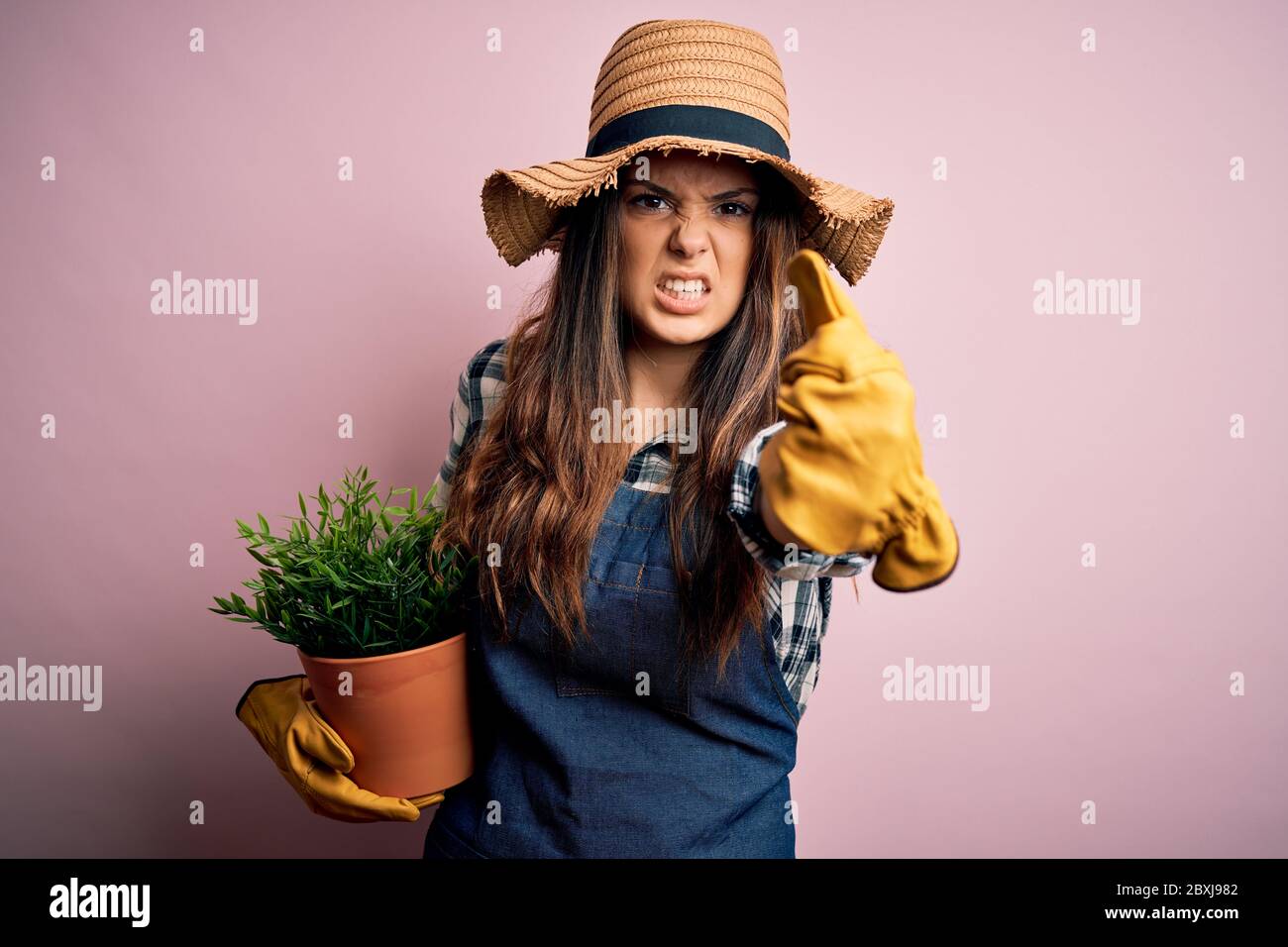 Crazy woman farm hi-res stock photography and images - Alamy