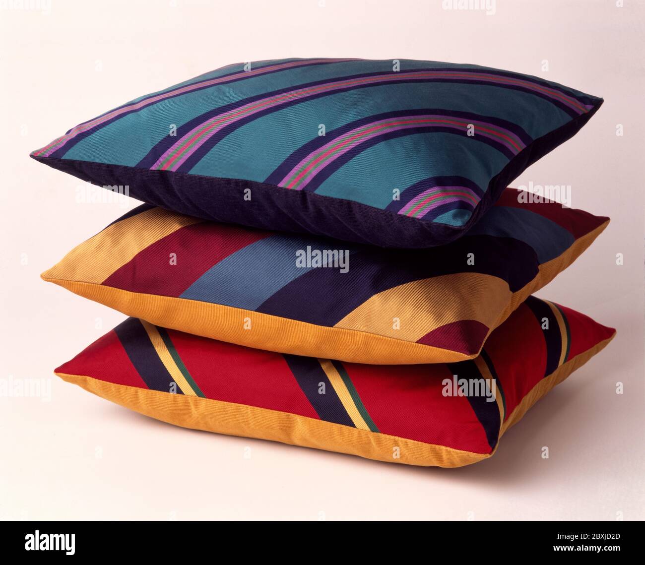 Pile of brightly coloured cushions Stock Photo - Alamy