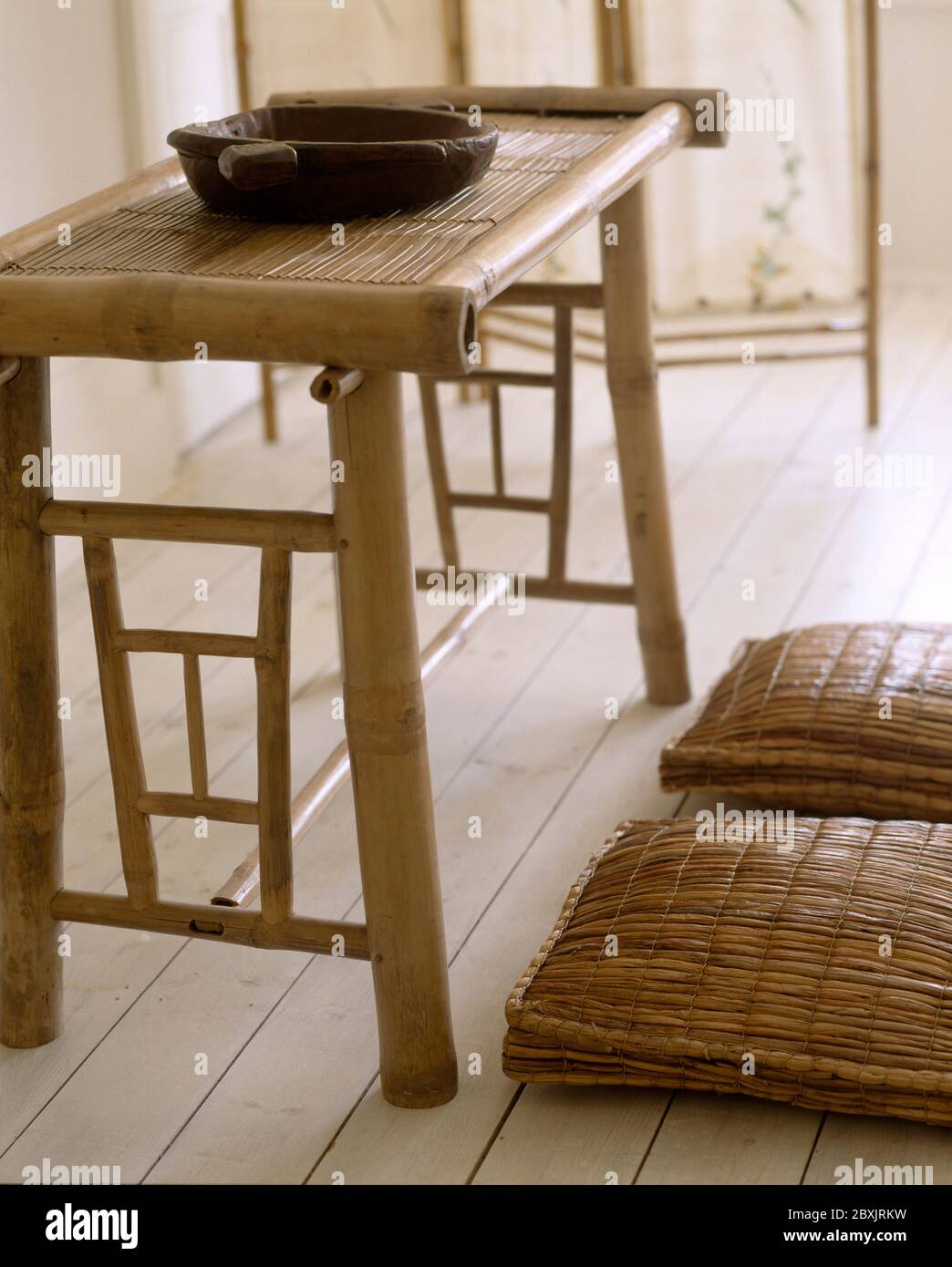 Bamboo side table hi-res stock photography and images - Alamy