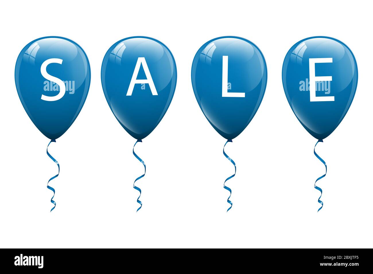 Banner sale red balloons hi-res stock photography and images - Alamy