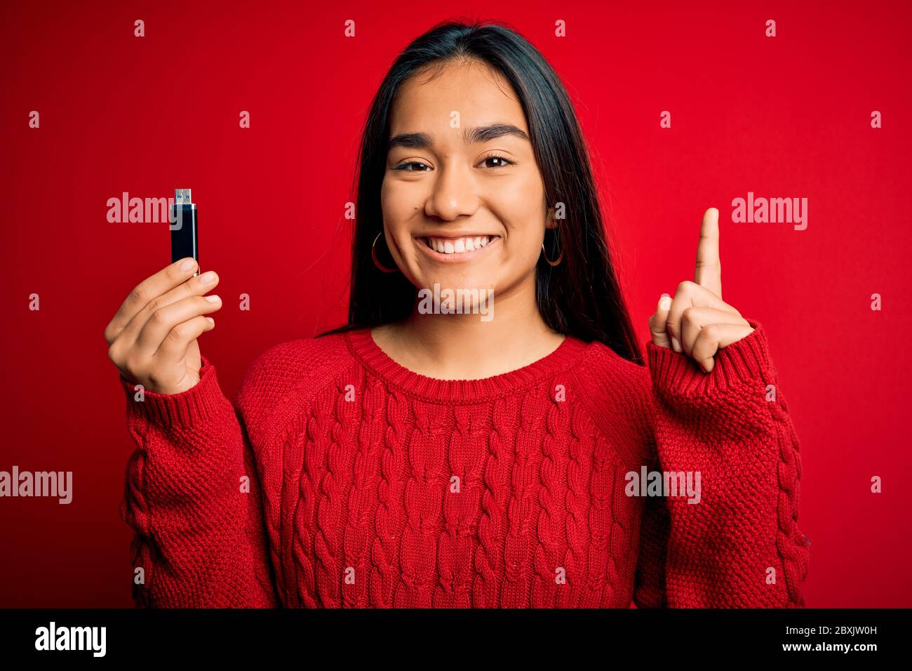 Beautiful activist asian woman asking for women rights holding banner ...