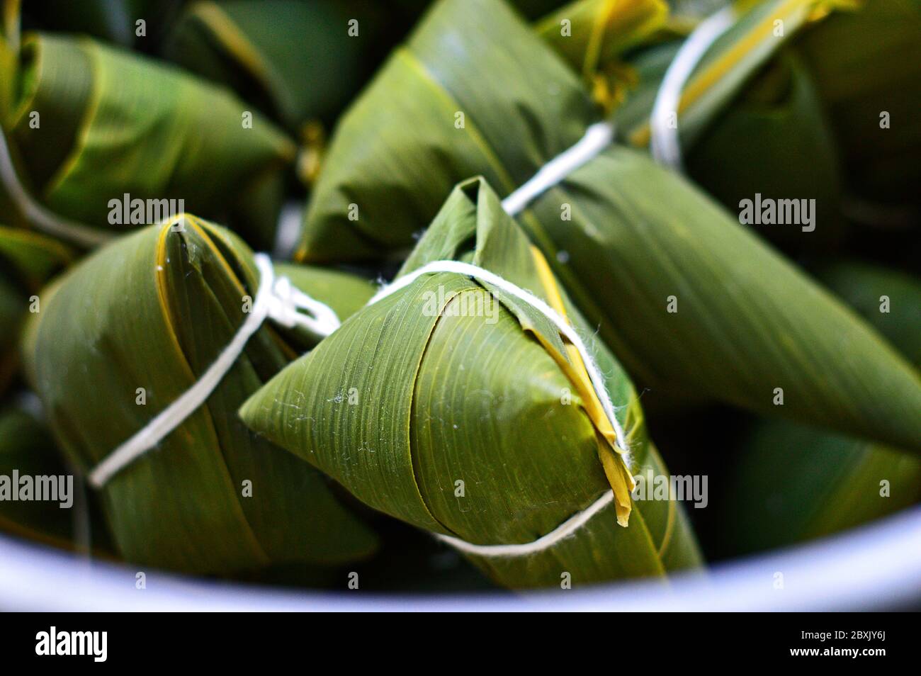 Closeup of Chinese Zongzi, the Traditional Chinese Rice Dumplings for ...