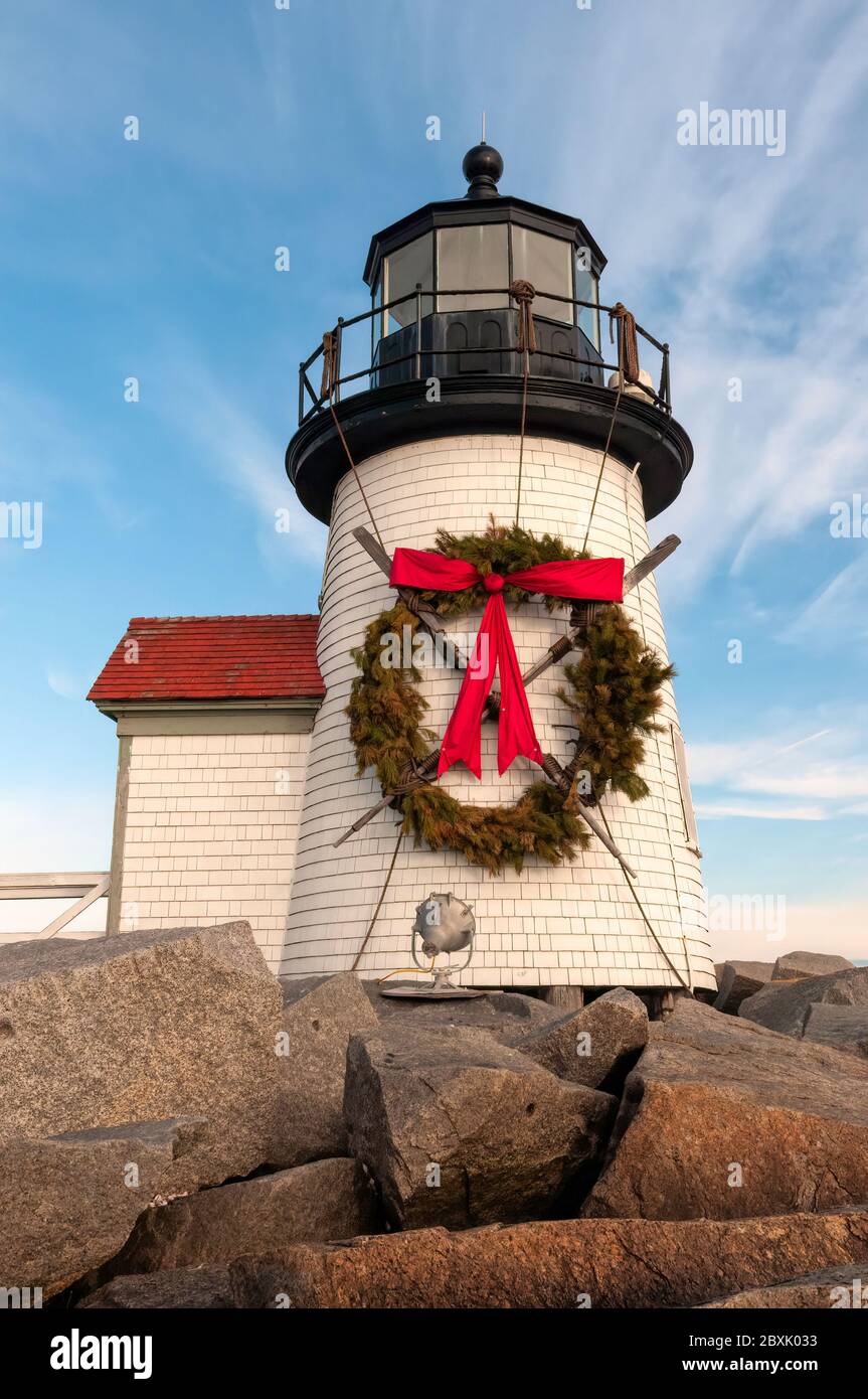 Brandt point lighthouse hi-res stock photography and images - Alamy