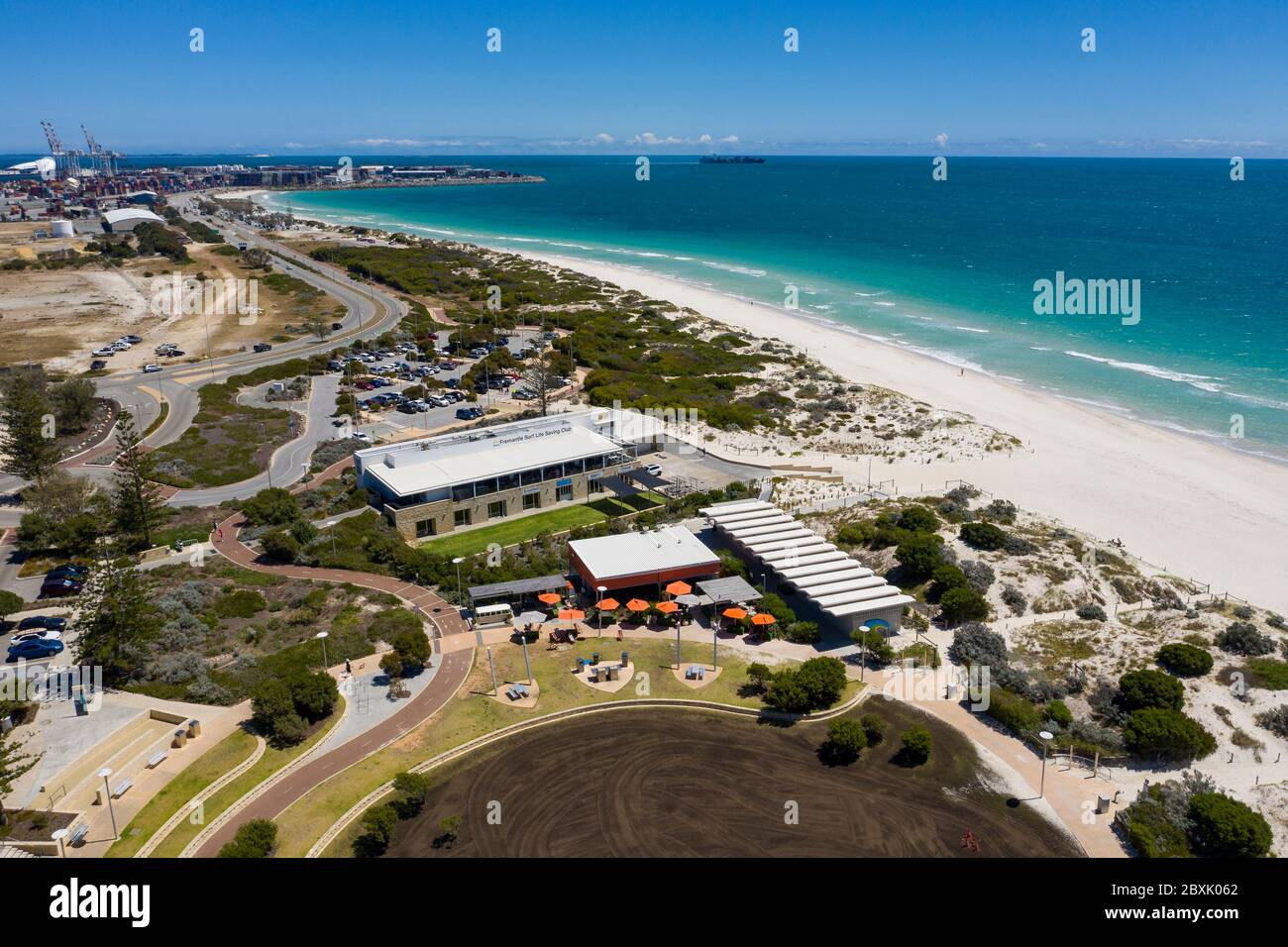 Fremantle Australia November 5th 2019: Aerial view of Fremantle Surf ...
