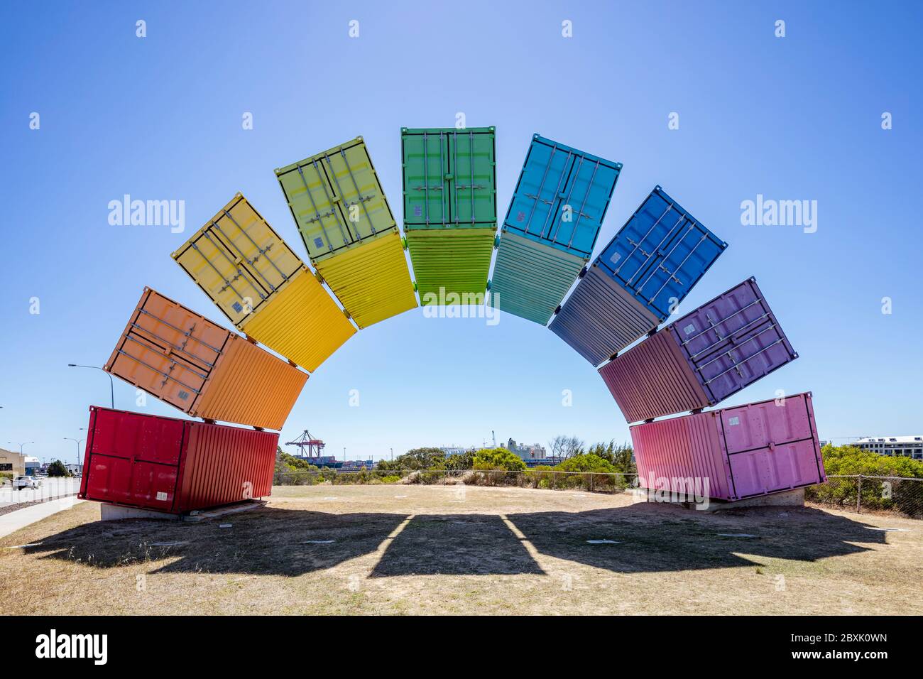 Australia shipping container rainbow hi-res stock photography and ...