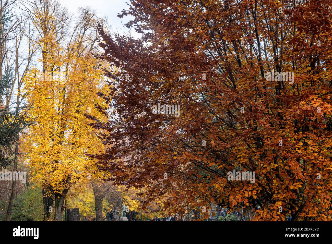 Milan, Lombardy, Italy: the public park known as Giardini Indro ...