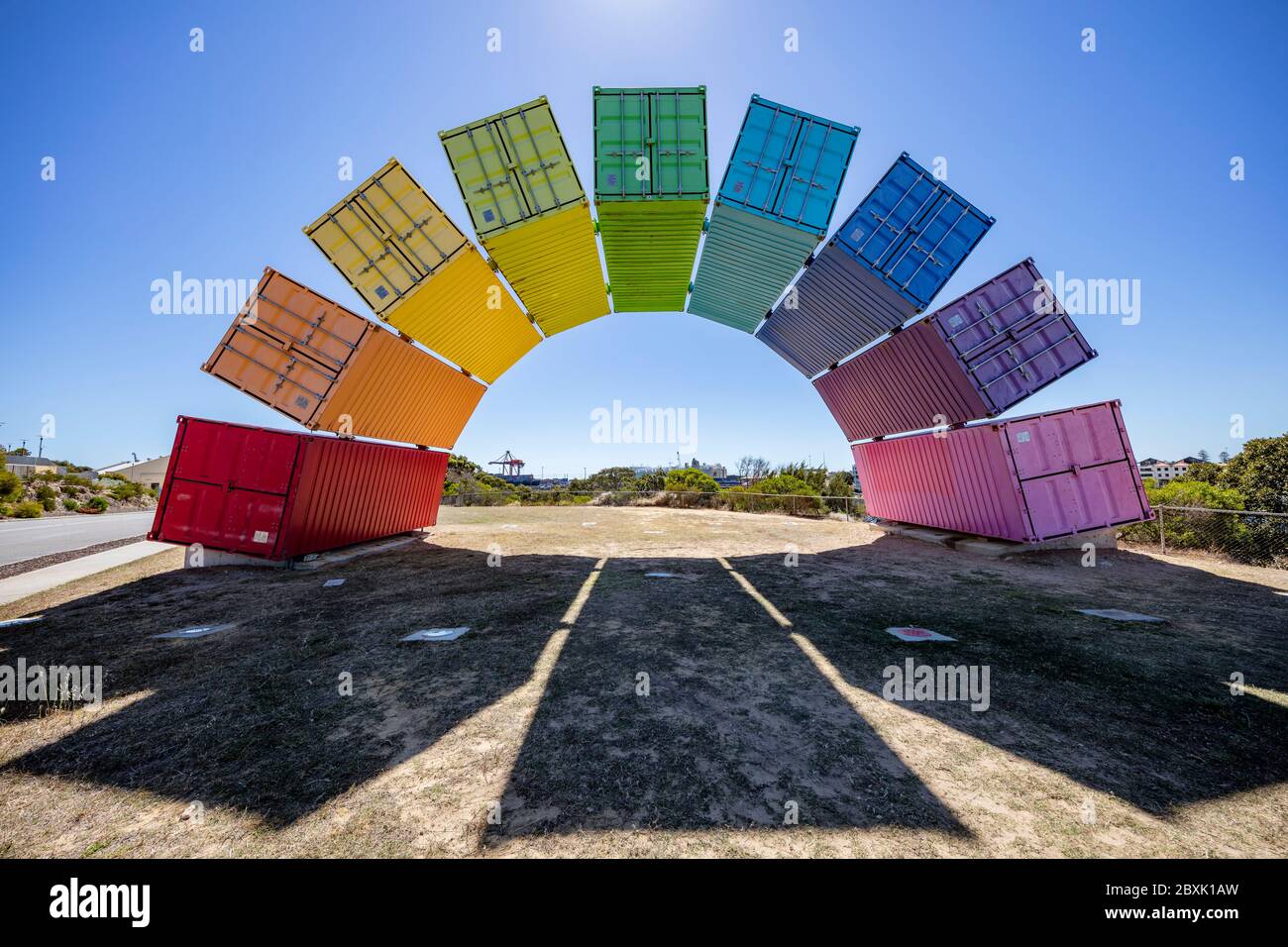 Perth rainbow shipping container hi-res stock photography and images ...