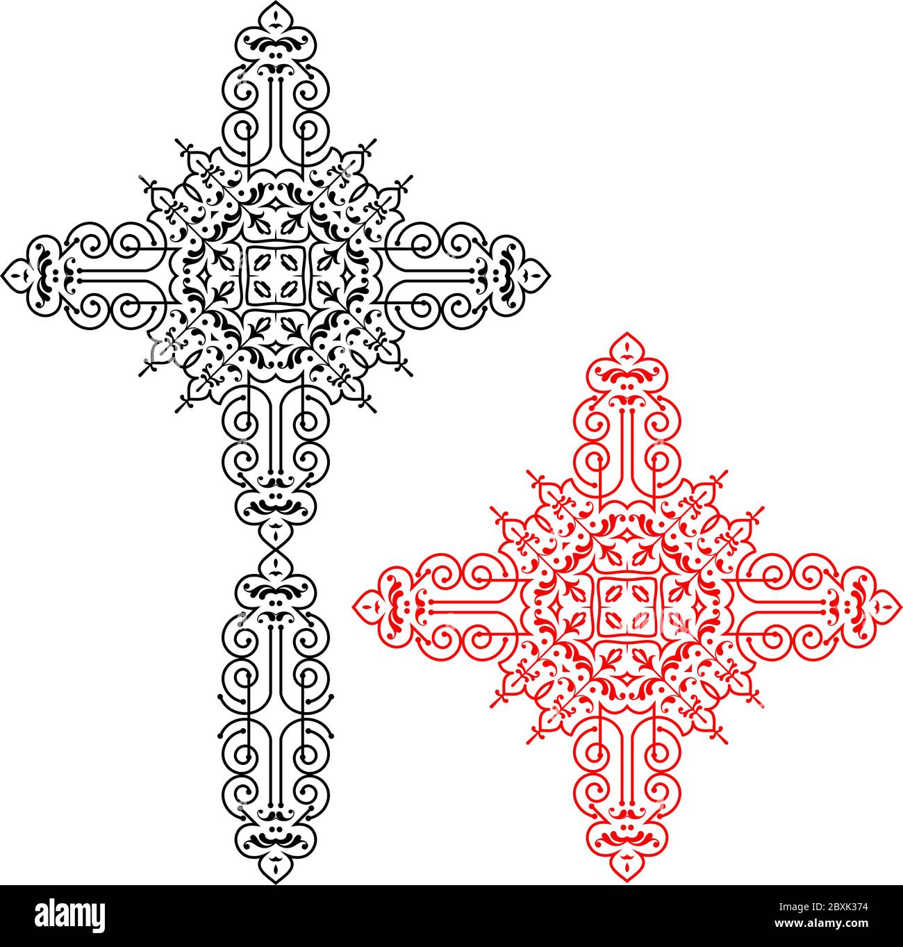 Christian Cross Design Vector Art Stock Vector Image & Art - Alamy