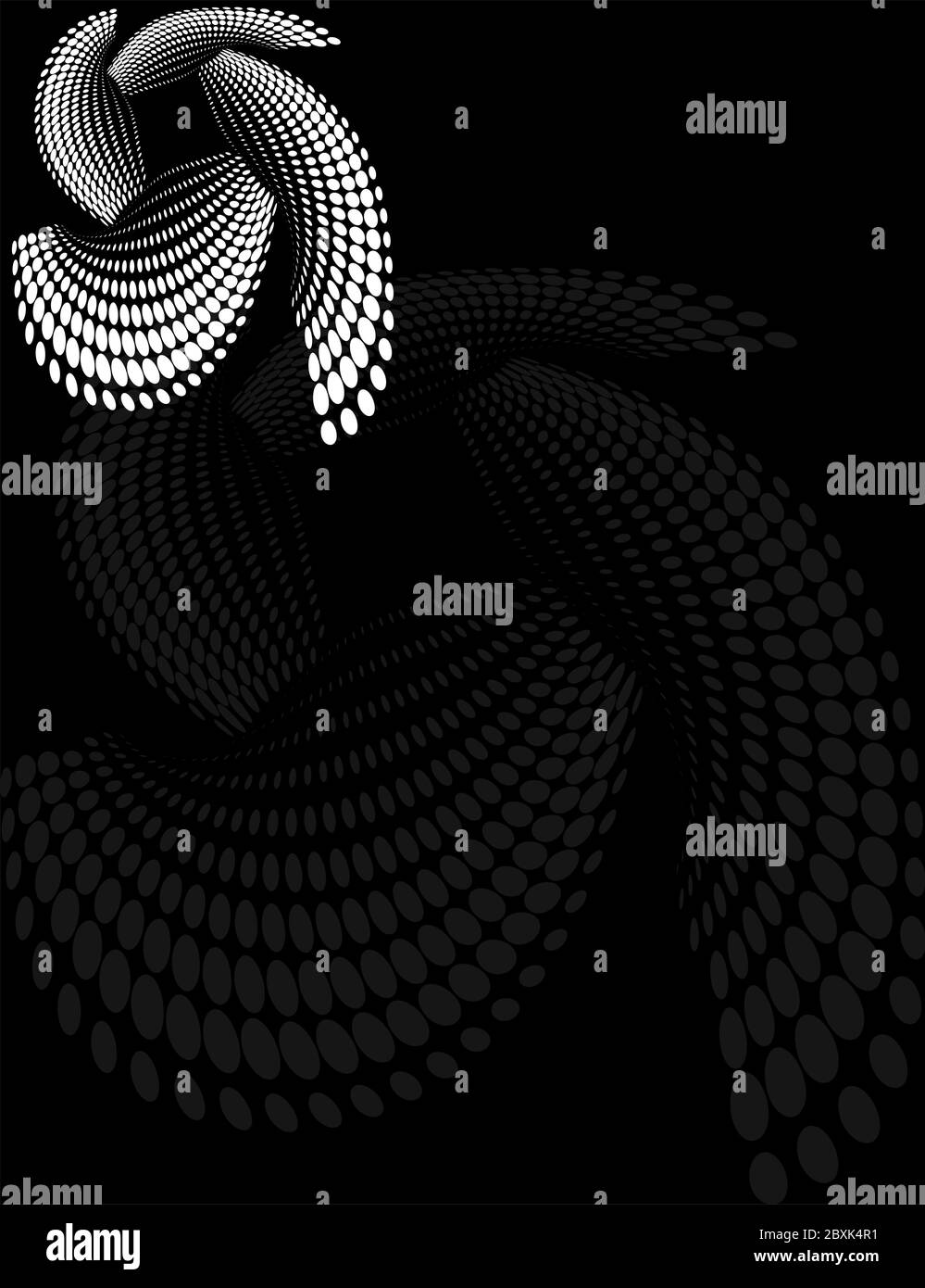 Background Composition, Web Template (Halftone) Vector Illustration ...