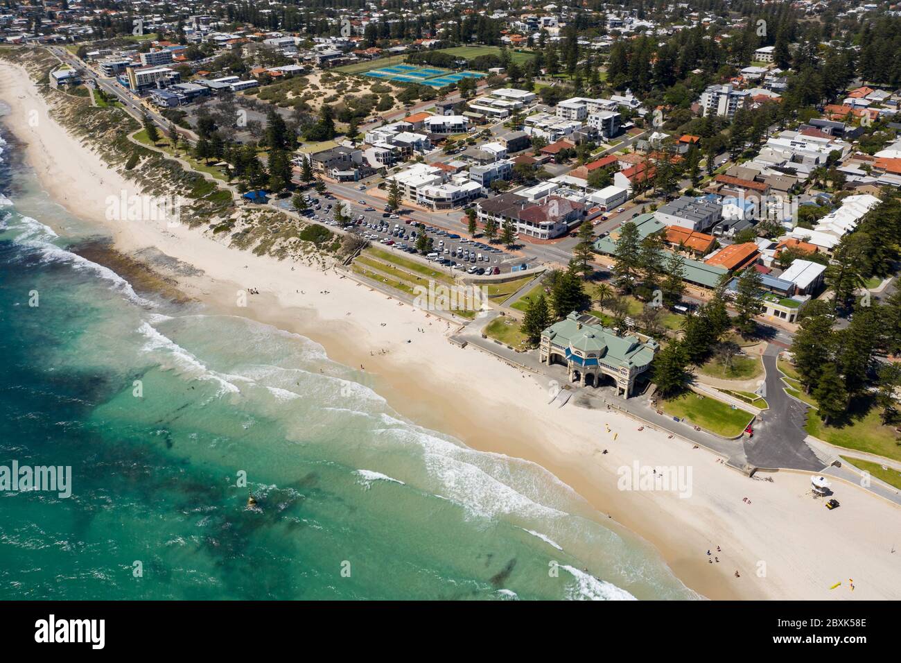 Freemantle Australia November 5th 2019: Aerial panoramic view of ...