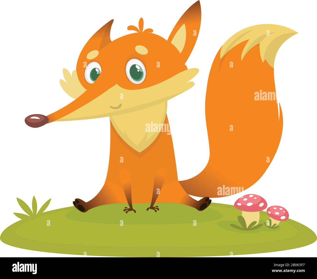 The fox hunt cartoon Cut Out Stock Images & Pictures - Alamy