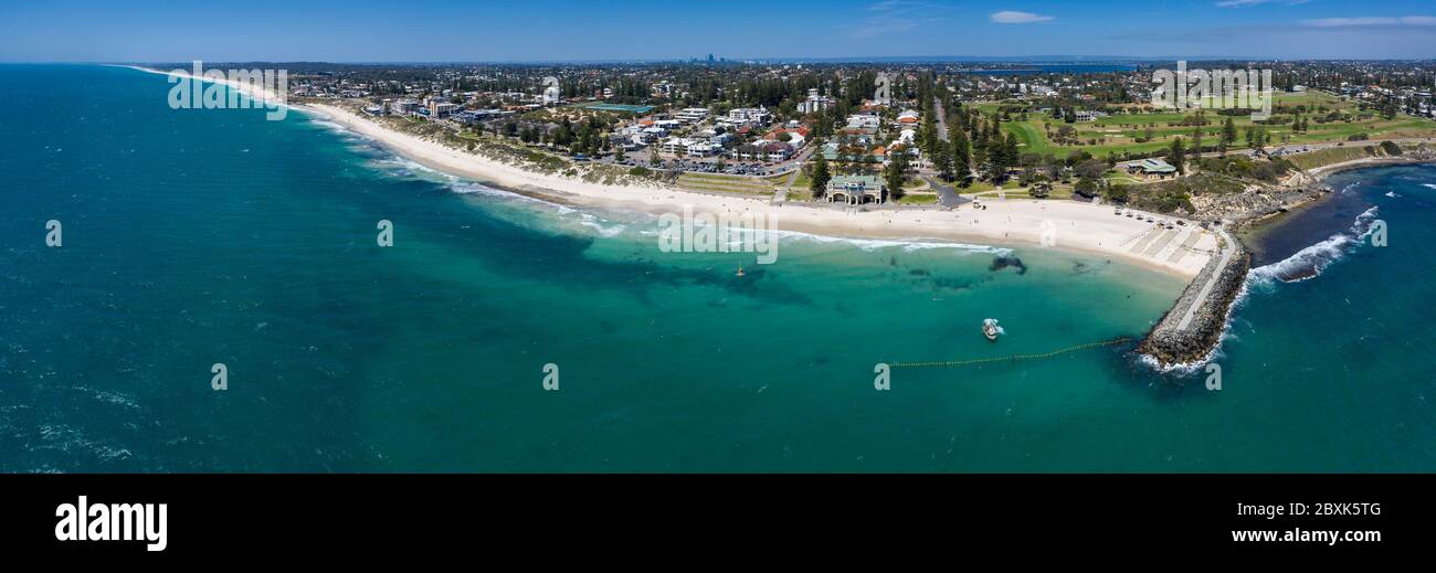 Freemantle Australia November 5th 2019: Aerial panoramic view of ...