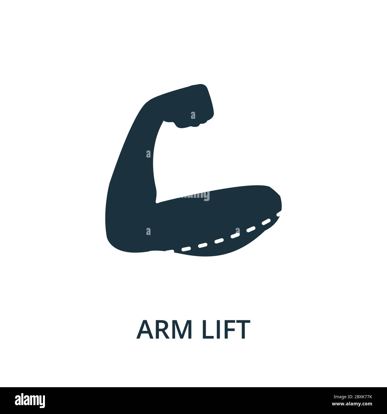 Arm Lift icon from plastic surgery collection. Simple line element Arm ...