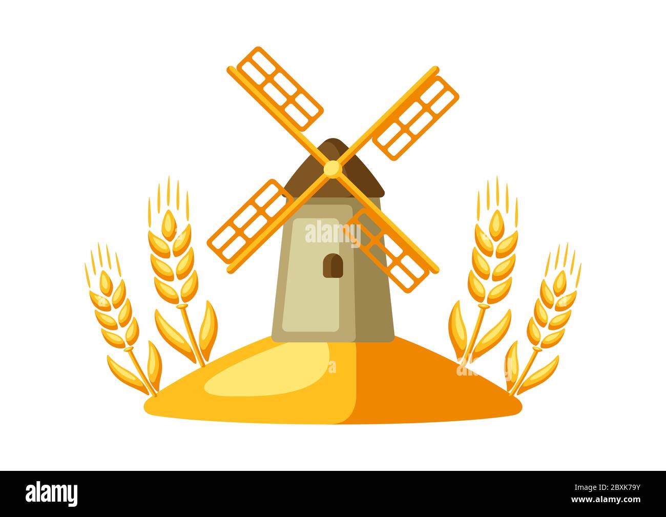 Banner mill Stock Vector Images - Alamy