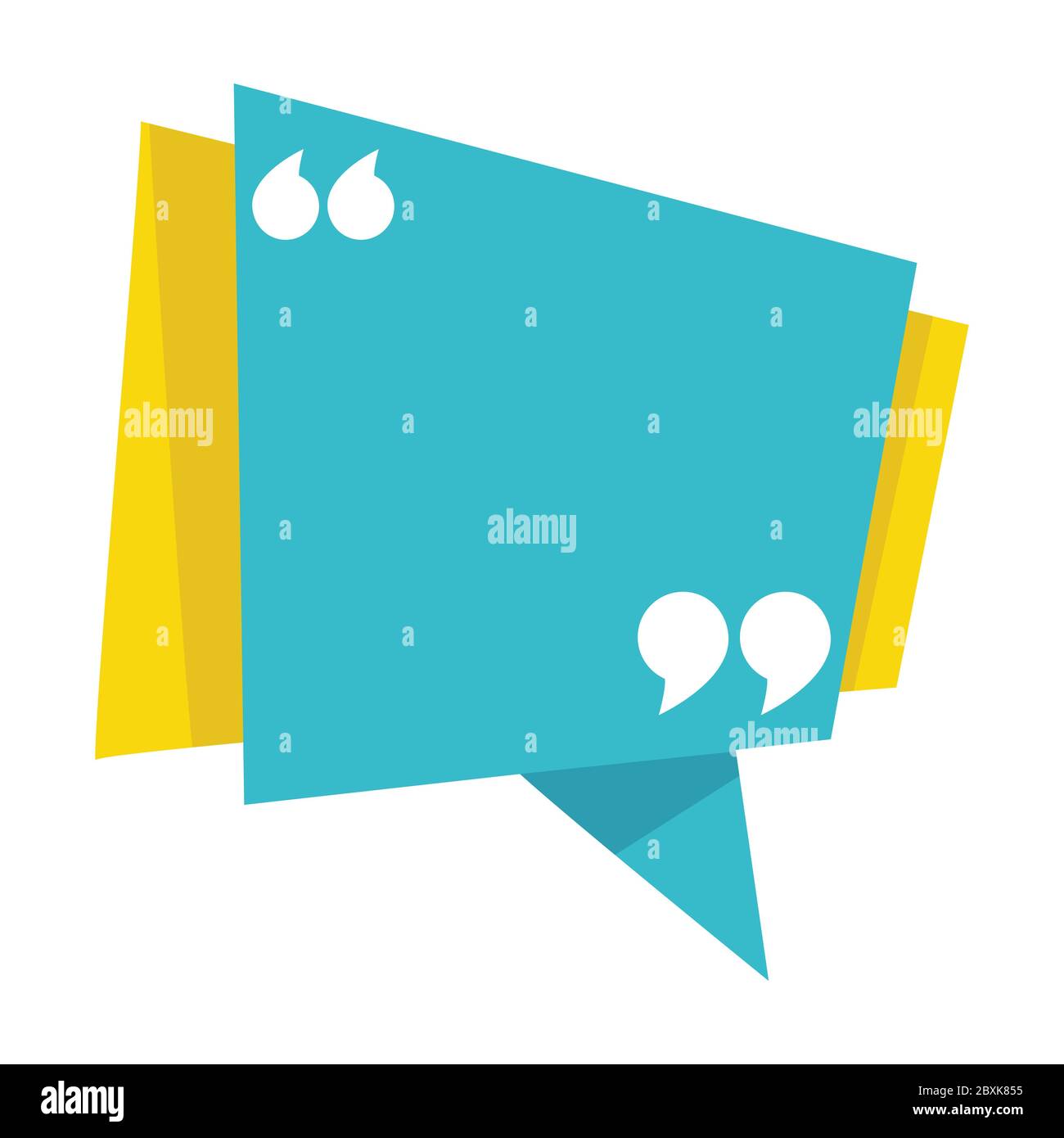 Feedback box banner speech Cut Out Stock Images & Pictures - Alamy