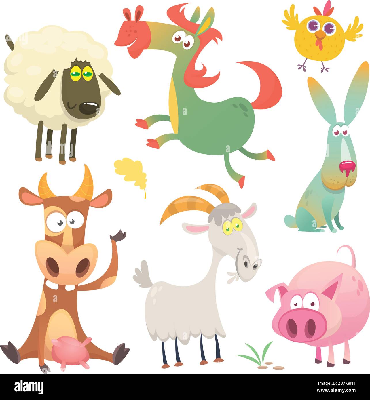 Silly goat Stock Vector Images - Alamy
