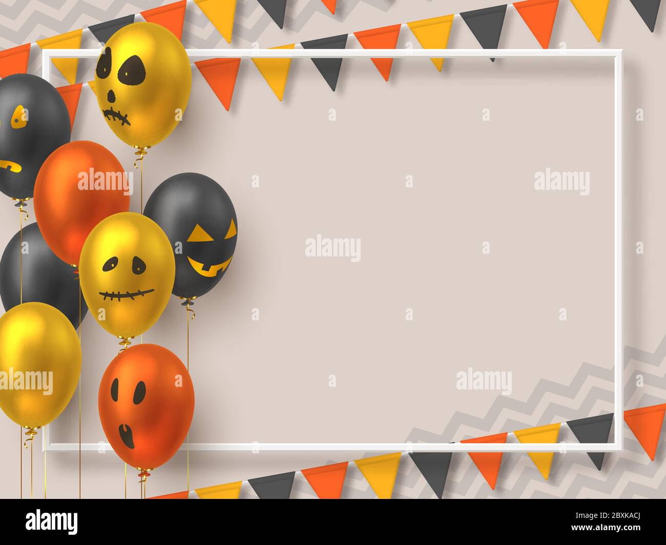 Scary air balloons halloween Stock Vector Images - Alamy