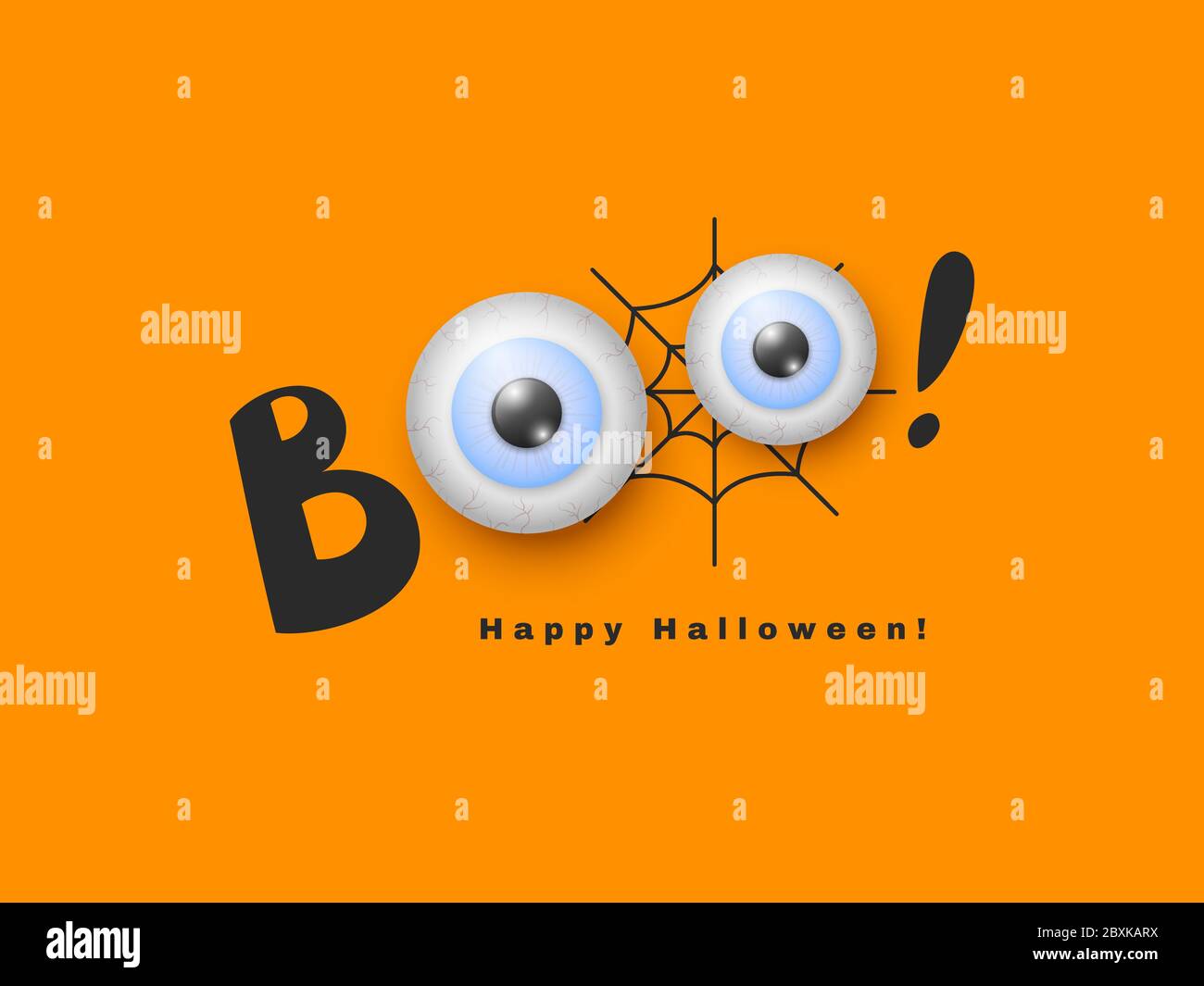 Boo halloween lettering Stock Vector Images - Alamy