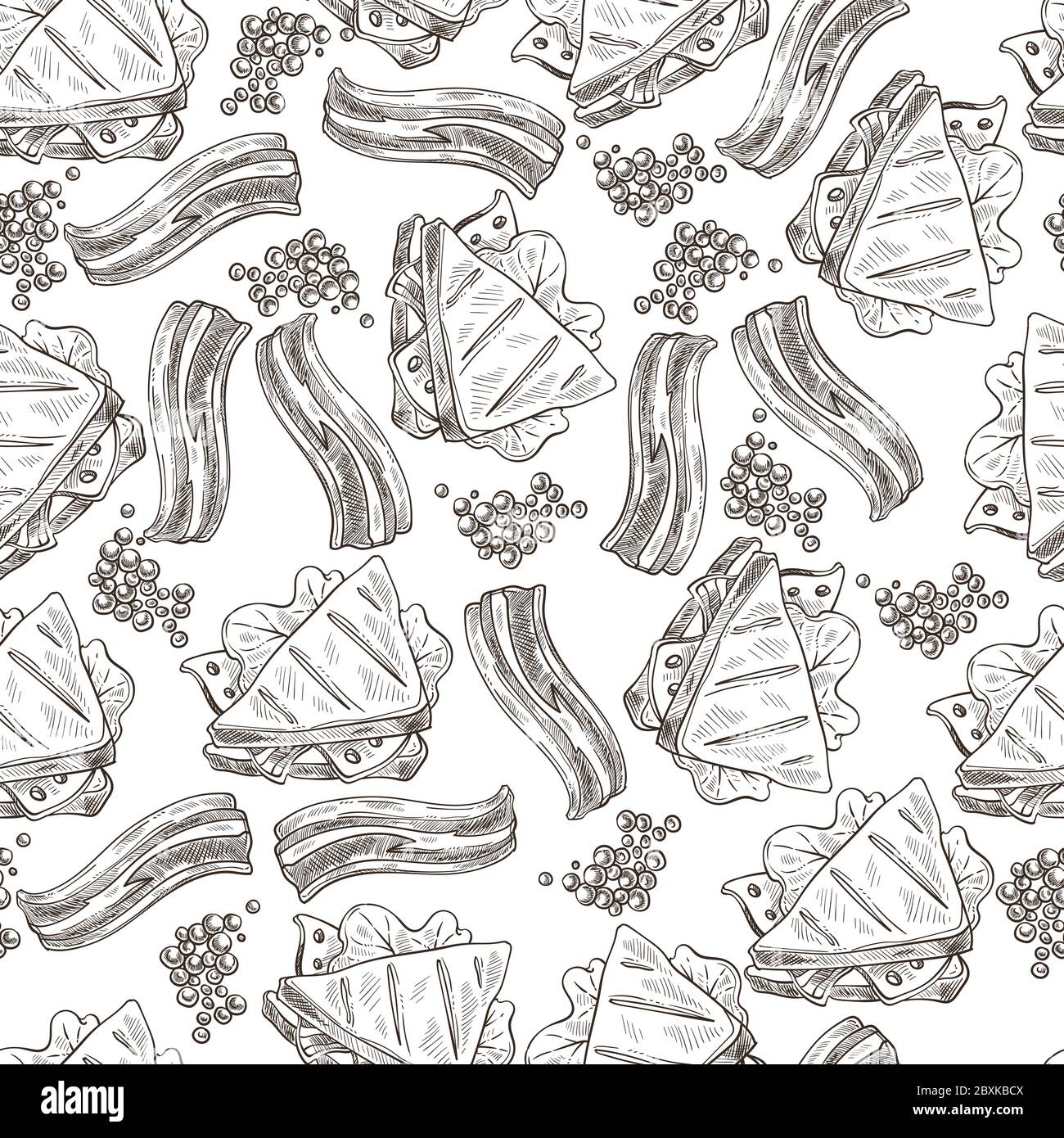 Bacon outline hi-res stock photography and images - Alamy