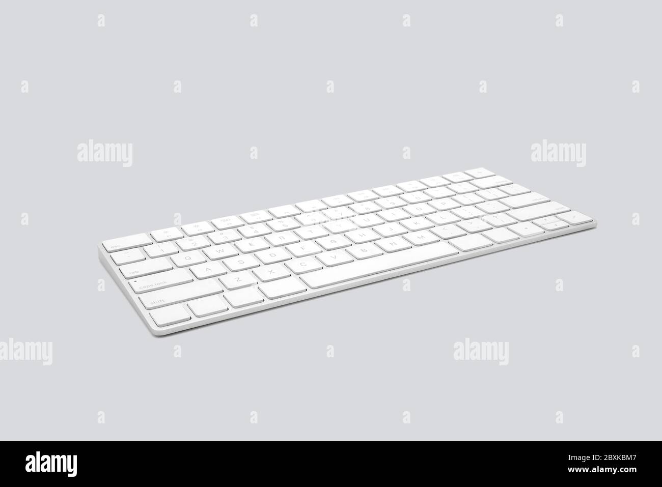 Keyboard computer isolated on white background, accessory and equipment ...