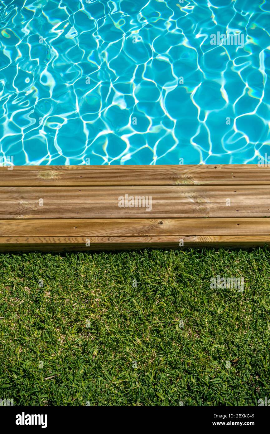 Pool wood floor texture texture hi-res stock photography and images - Alamy