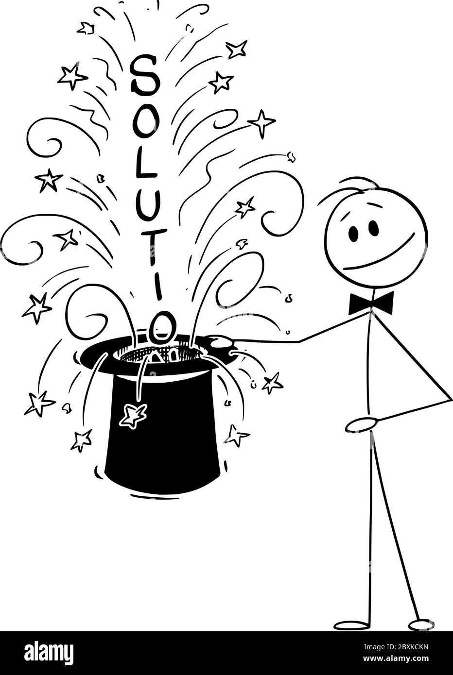 Vector cartoon stick figure drawing conceptual illustration of ...