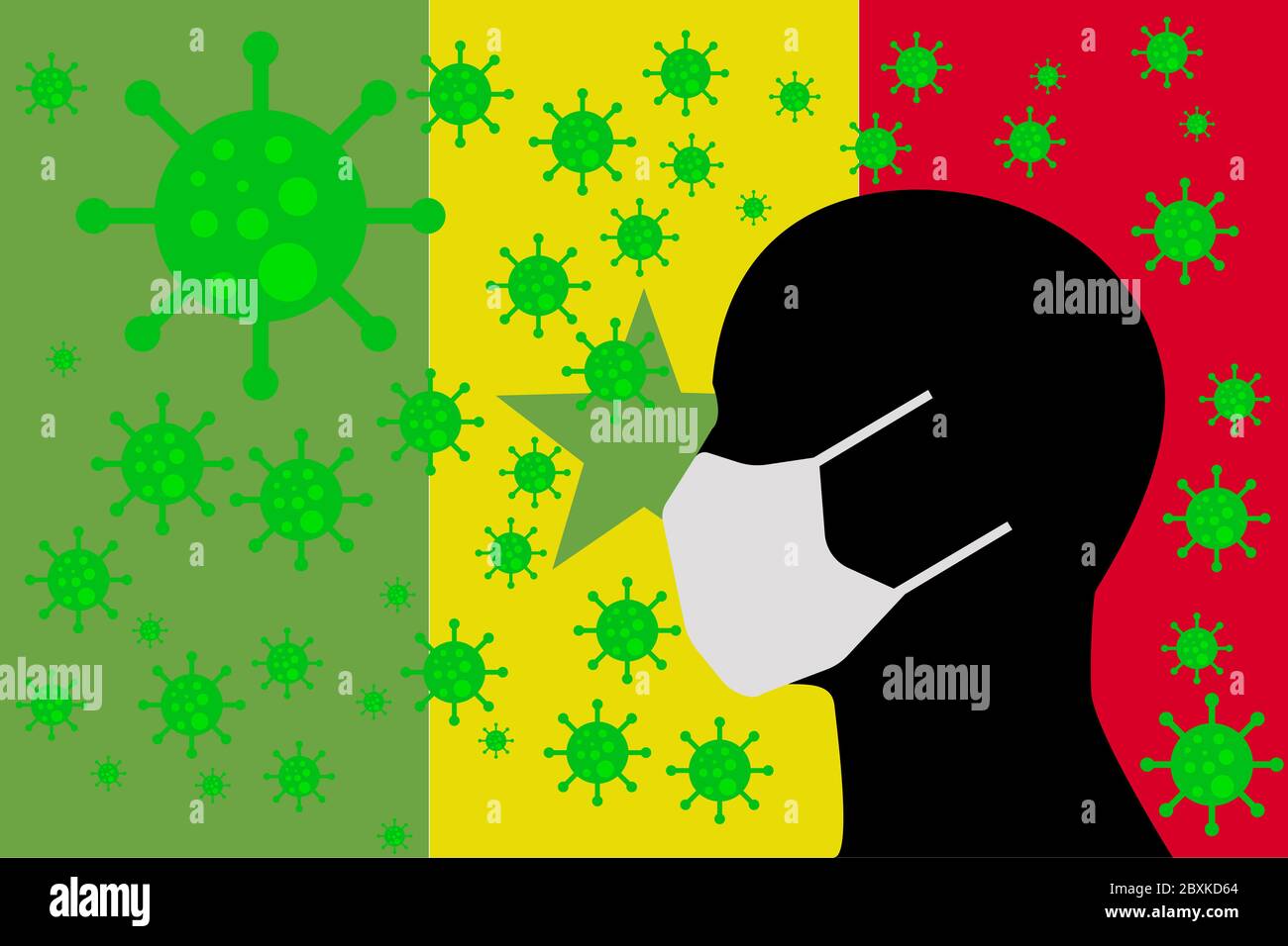 Senegal china flag hi-res stock photography and images - Alamy