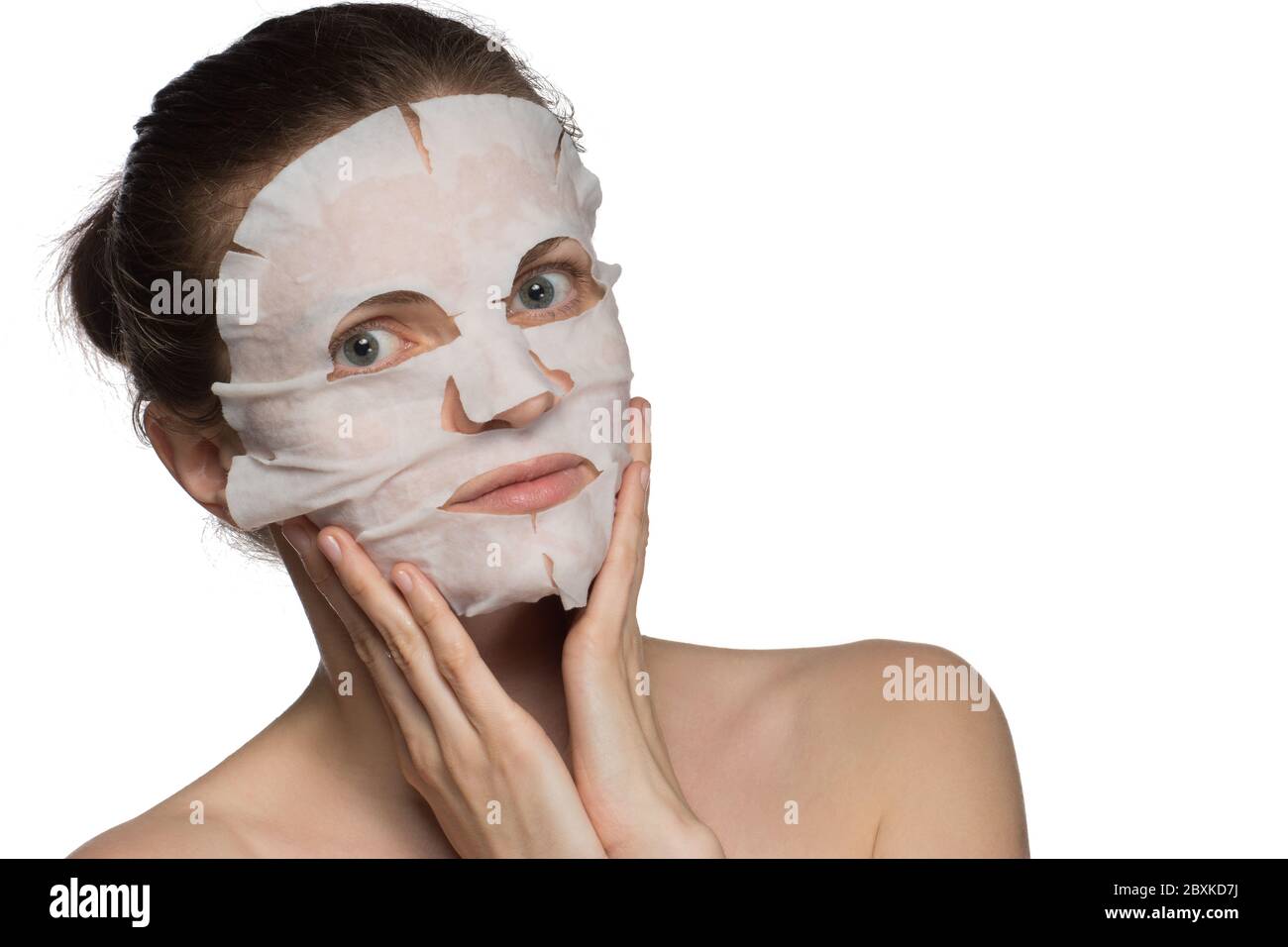 Woman Tissue Smile High Resolution Stock Photography and Images - Alamy