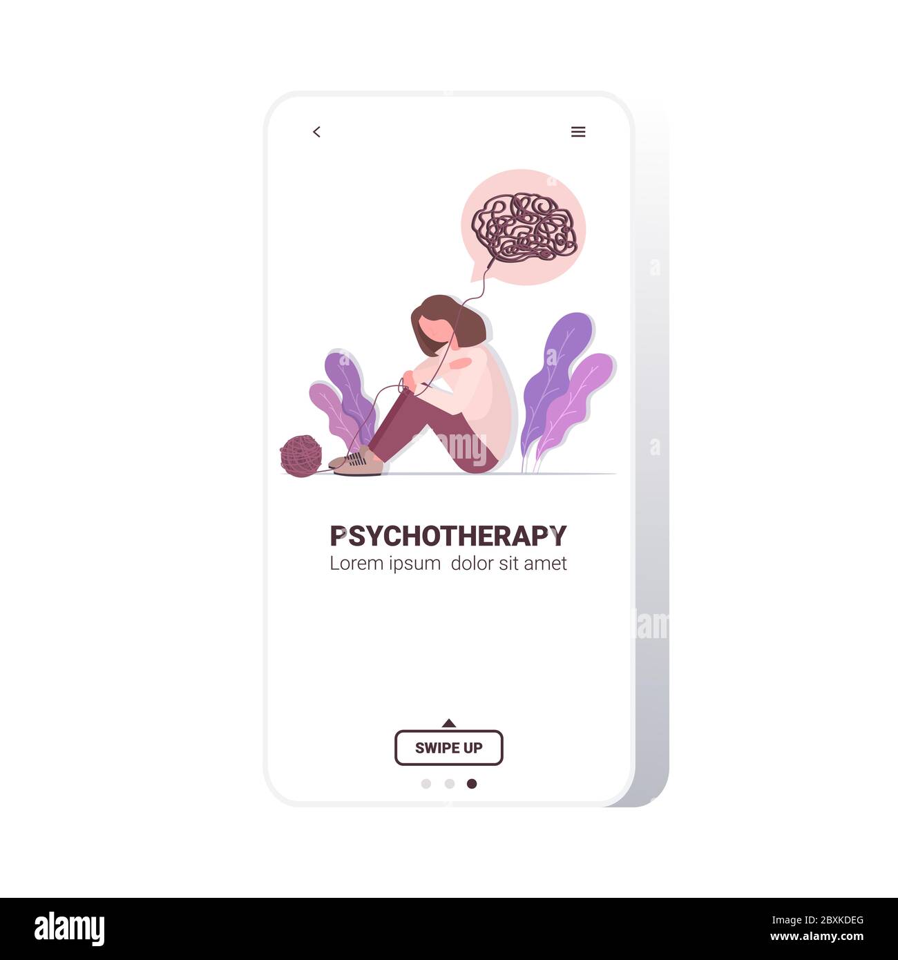 Sorrowful stress Cut Out Stock Images & Pictures - Alamy