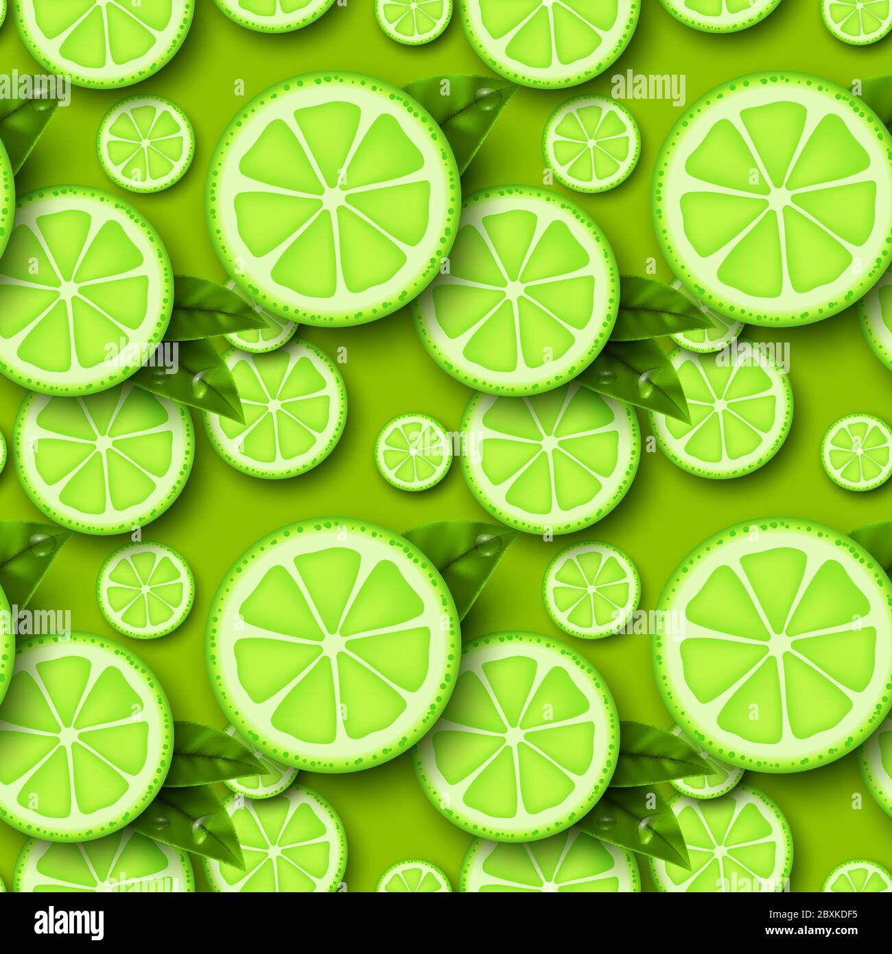 Realistic lemon slice pattern Stock Vector Images - Alamy