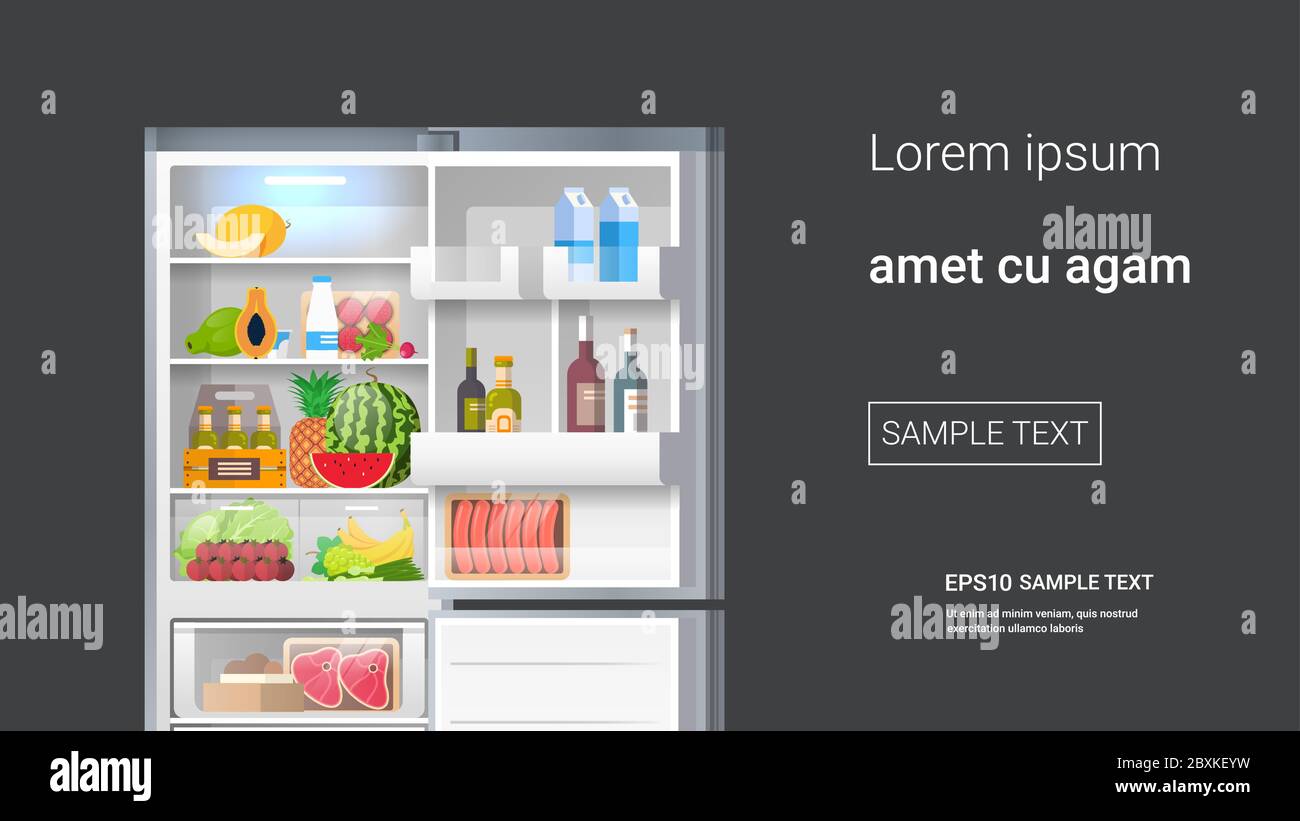Open Fridge Vector Page 4 | Open Fridge Vectors & Illustrations For