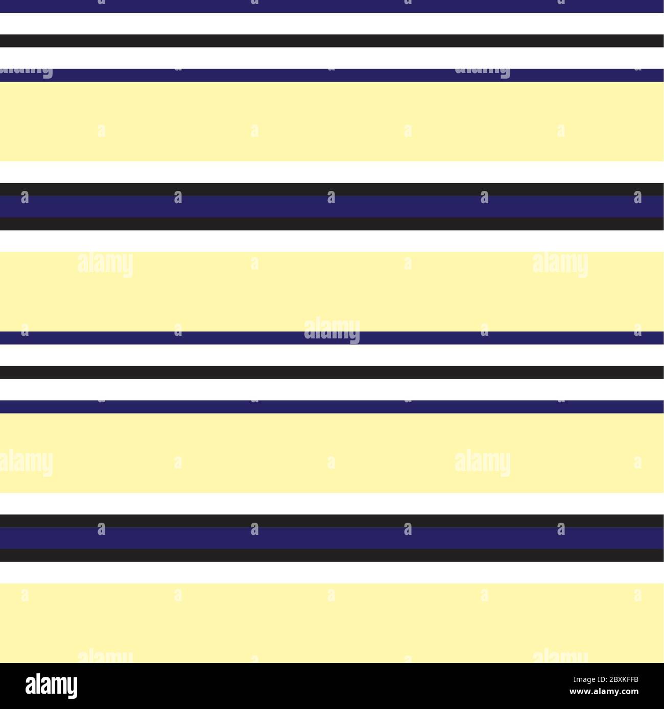 Yellow Horizontal striped seamless pattern background suitable for ...