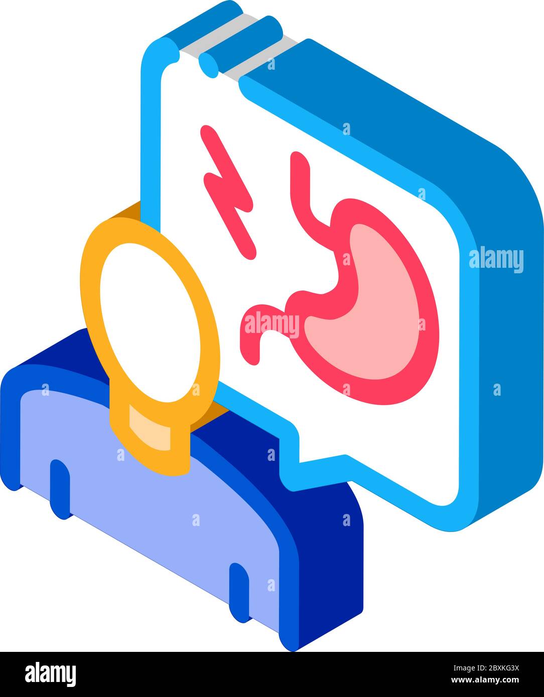 gastroenterologist doctor isometric icon vector illustration Stock ...
