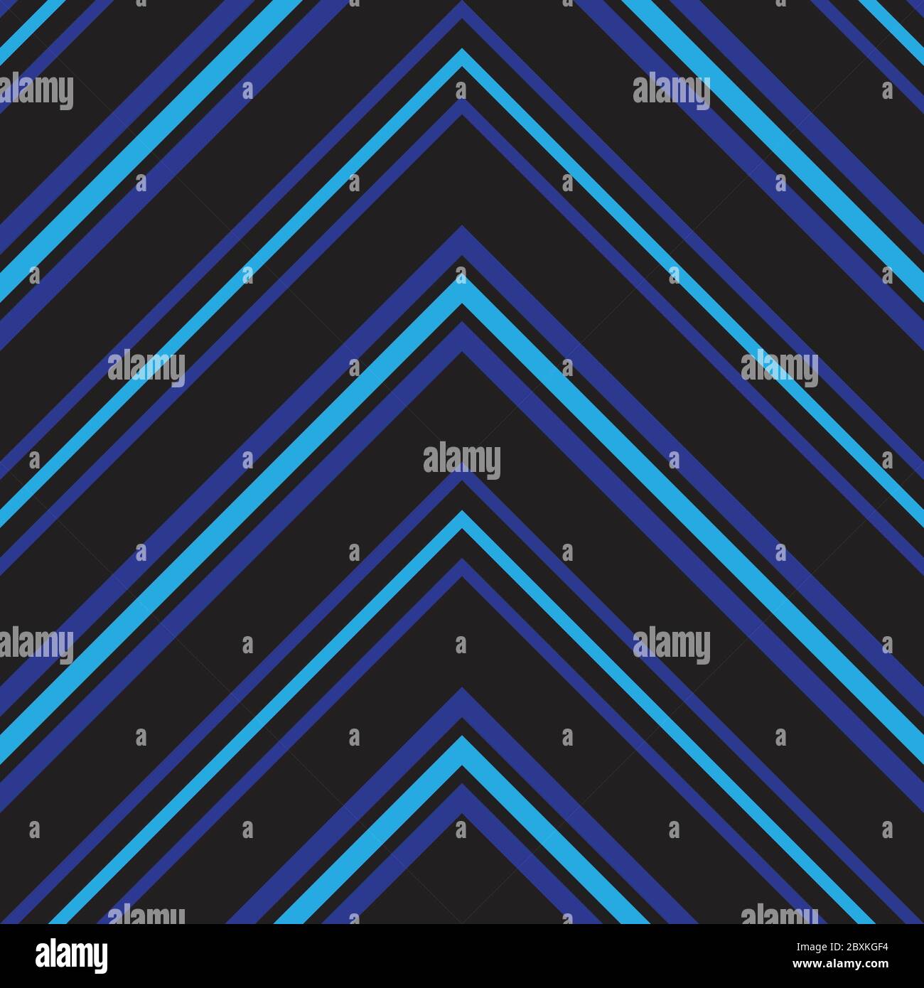 Blue Chevron diagonal striped seamless pattern background suitable for ...