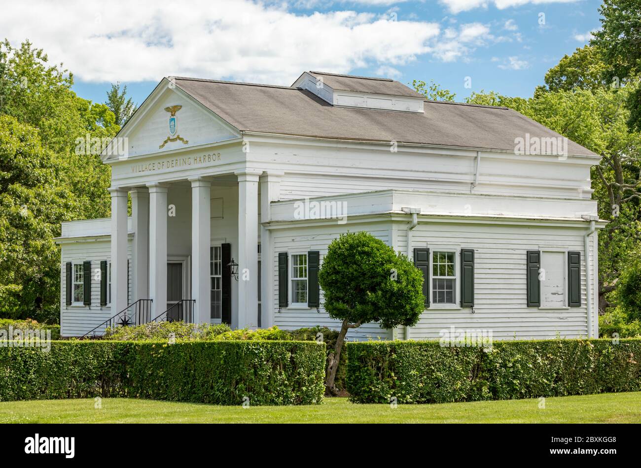 Village of Dering Harbor Town Hall, Dering Harbor, NY Stock Photo - Alamy