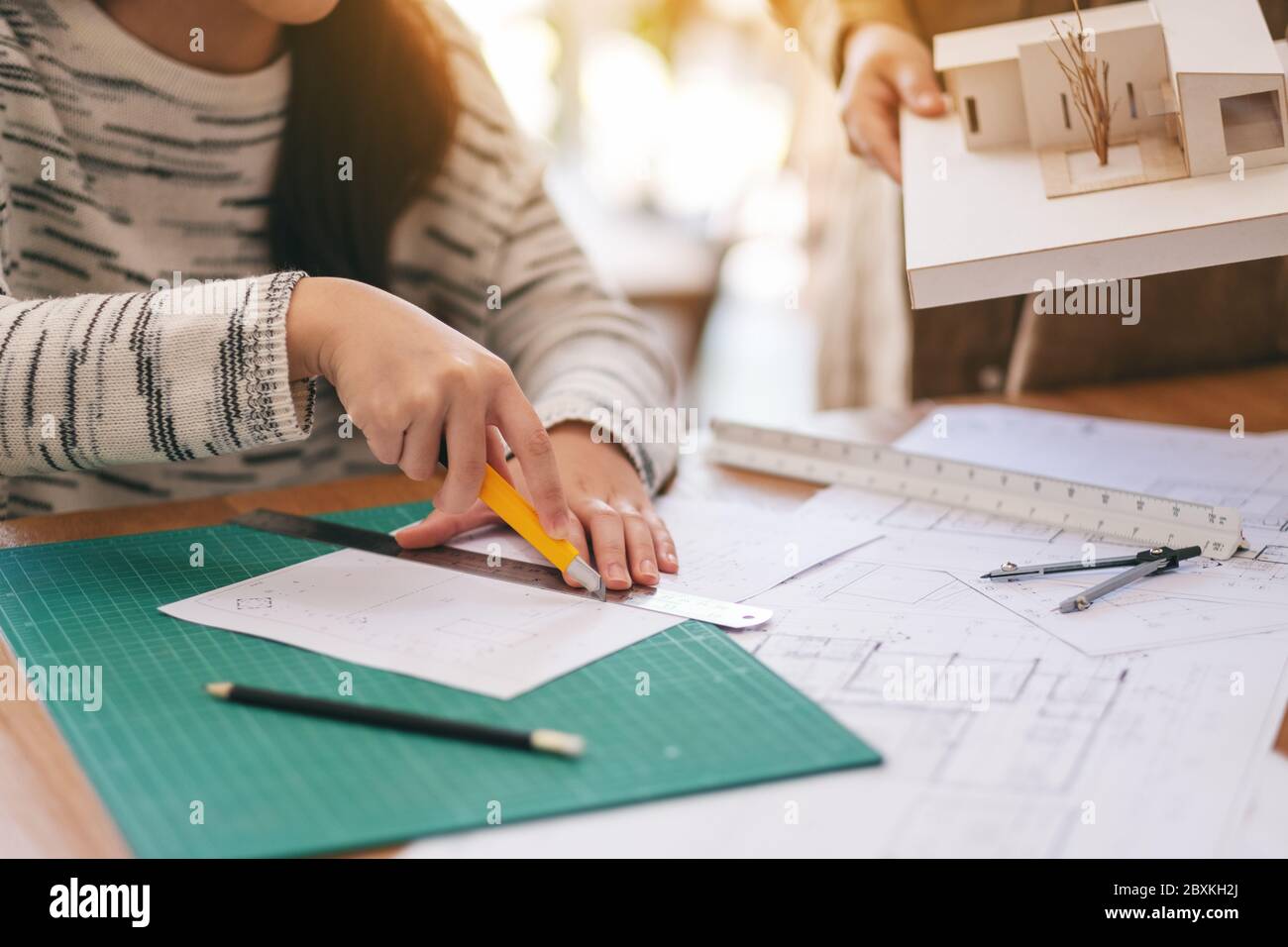 Open plan office interior conceptual hi-res stock photography and ...