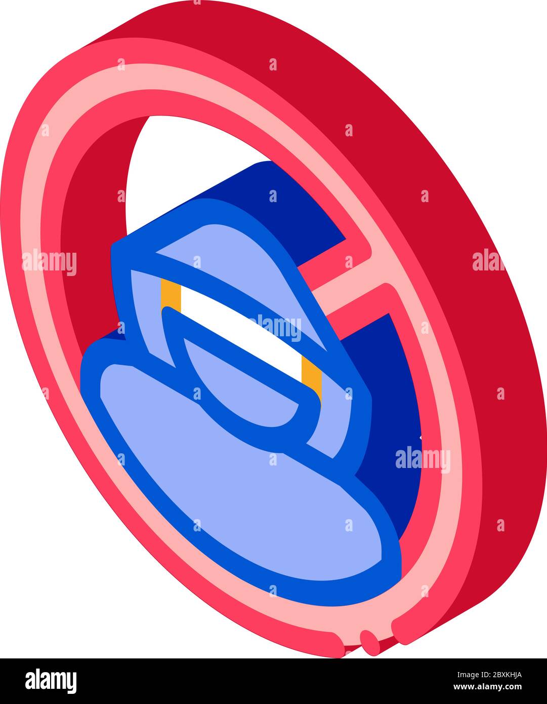 criminal cracker isometric icon vector illustration Stock Vector Image ...